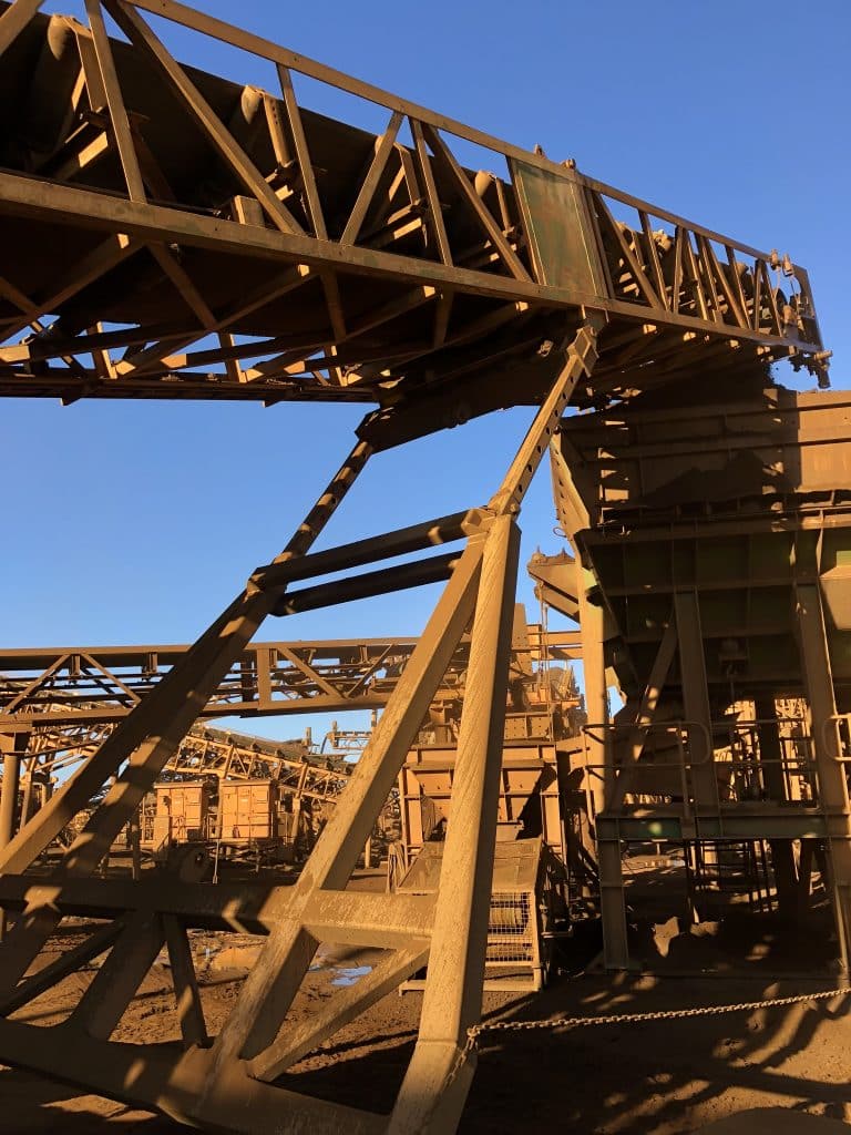 Stacker Structural Integrity | Mt Webber Mine